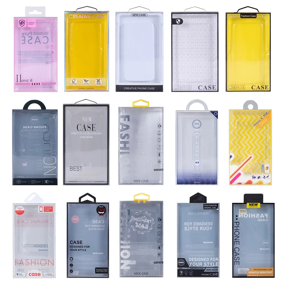 Customized Printed Blister Retail Plastic Mobile Phone Case