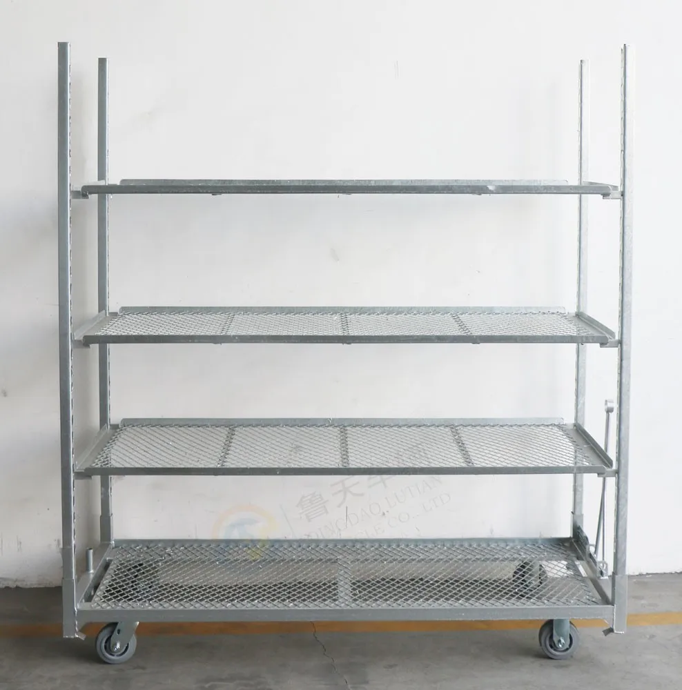 Plant Growing Cart - Durable Trolley for Flower Storage