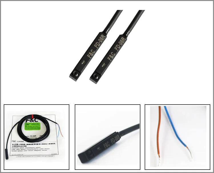 FD-06R Magnetic Reed Switch - 2 Wire, 10A, IP67 Waterproof