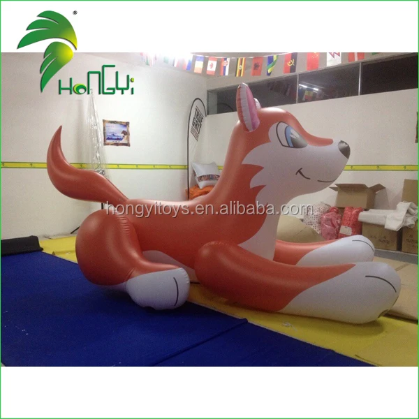 Using Overlapping And Ultrasonic Welding Pvc Orange Inflatable Wolf ...