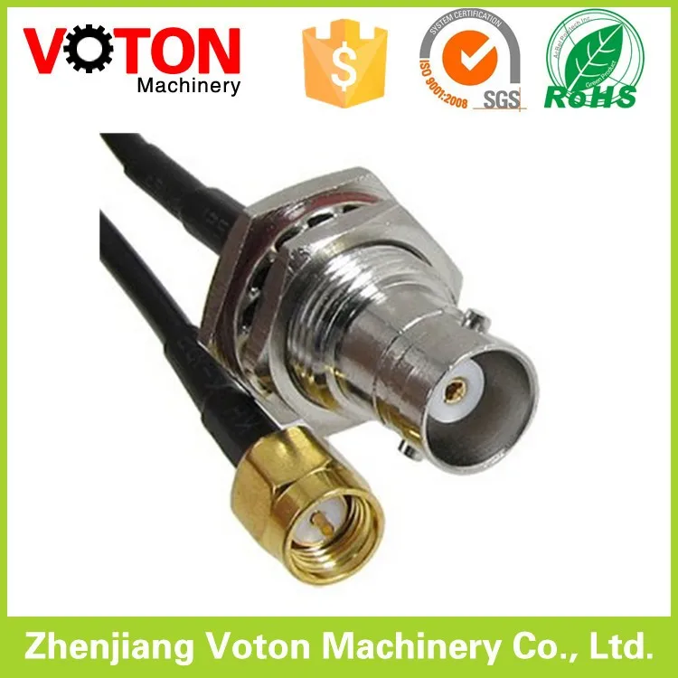 10-32 Microdot Rf Connector To Bnc Jack Female Rg179 Coaxial Cable Cctv ...