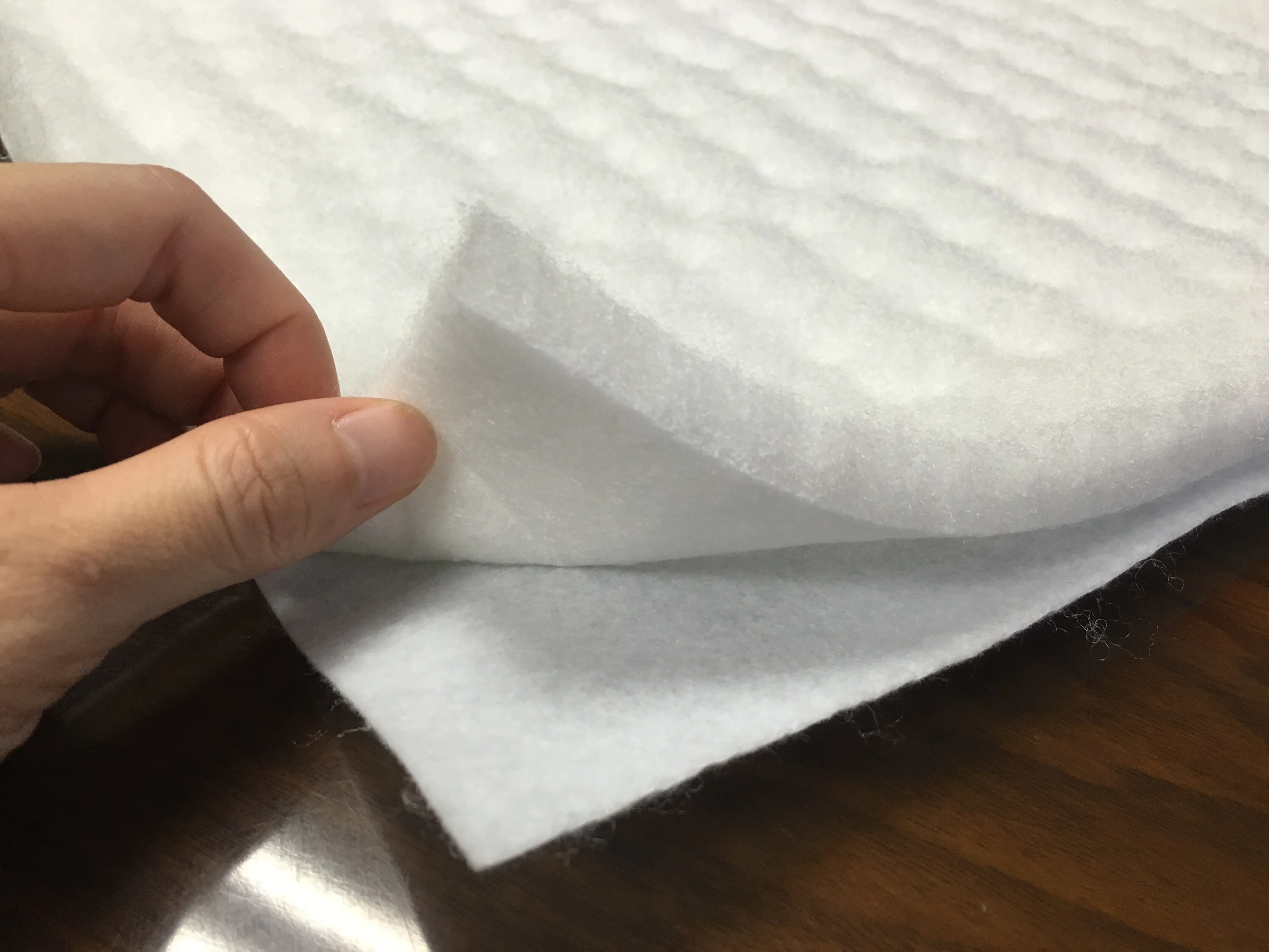 Polyester Thermal Bonded Needle Punched 3d Nonwoven Wadding Any Color ...