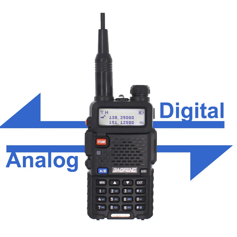 Baofeng Dm-5r Plus Digital& Analog Dual Mode Portable Radio Vhf Uhf ...