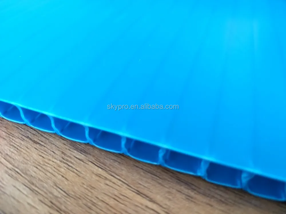 Polypropylene Plastic Core Flute Sheet Pp Honeycomb Board With Logo ...