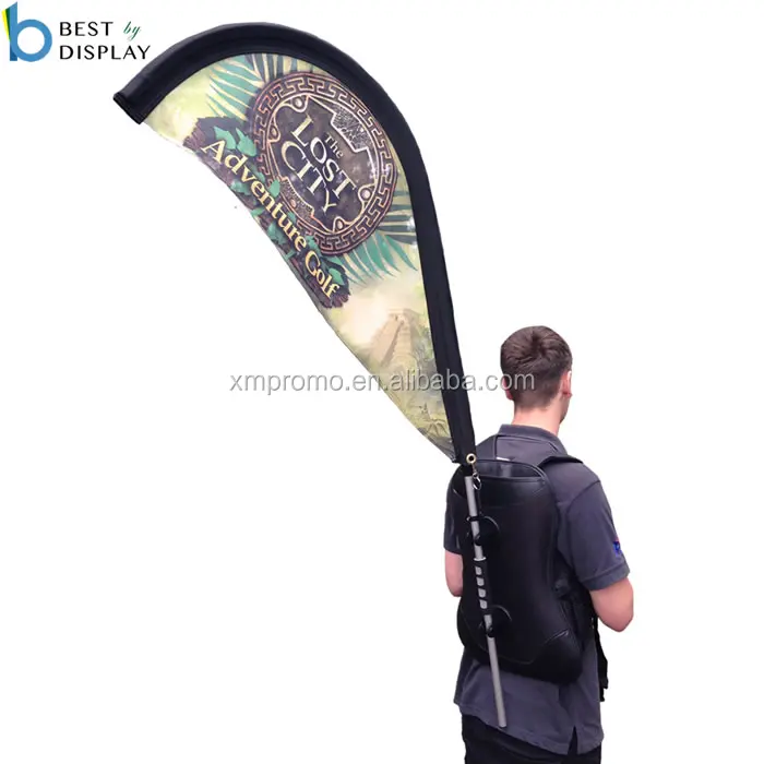 Outdoor Advertising Human Backpack Feather Flag Banner - Buy Flags And ...
