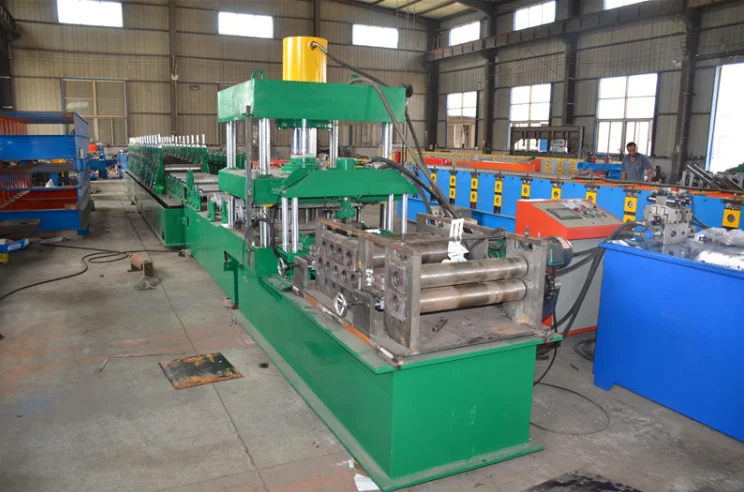 Three Waves W Beam Steel Highway Guardrail Rollformer Guard Rail Crash ...