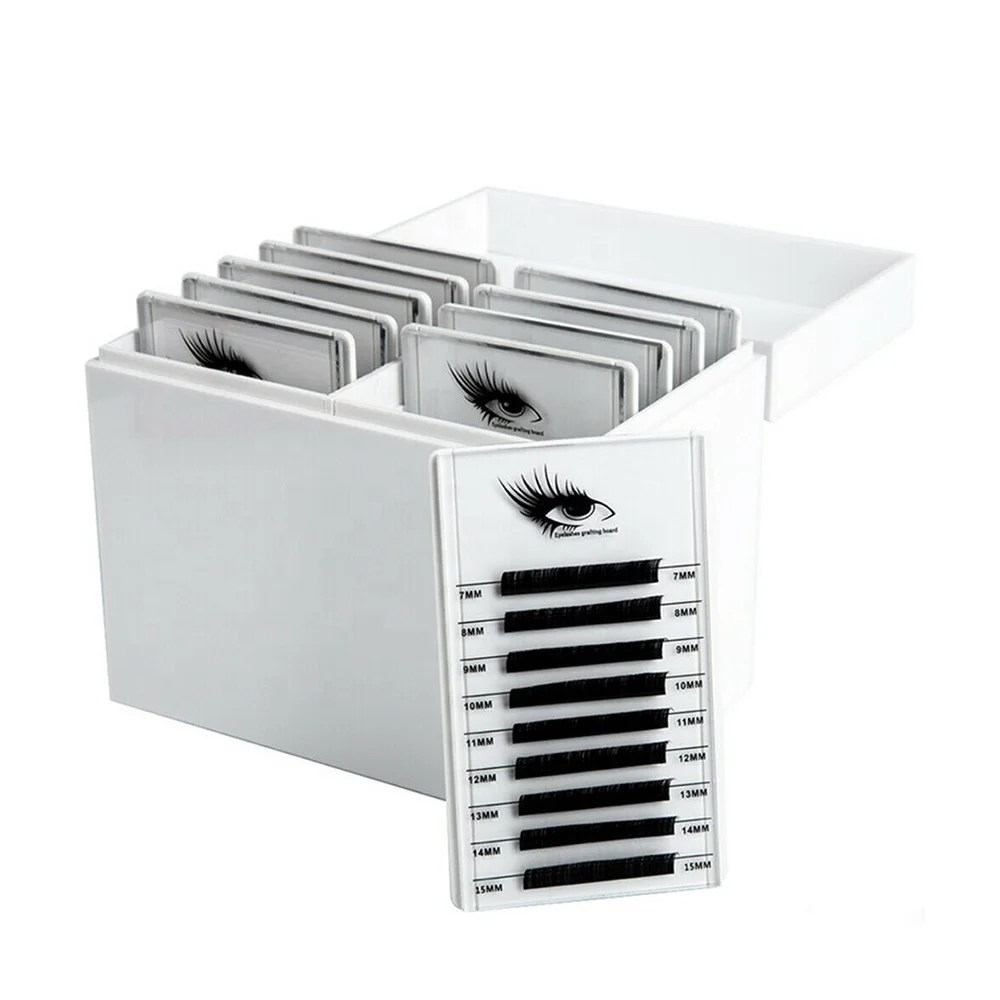 Perspex Lash Pallets Clear Rectangular Plexiglass Eyelash Display Board ...