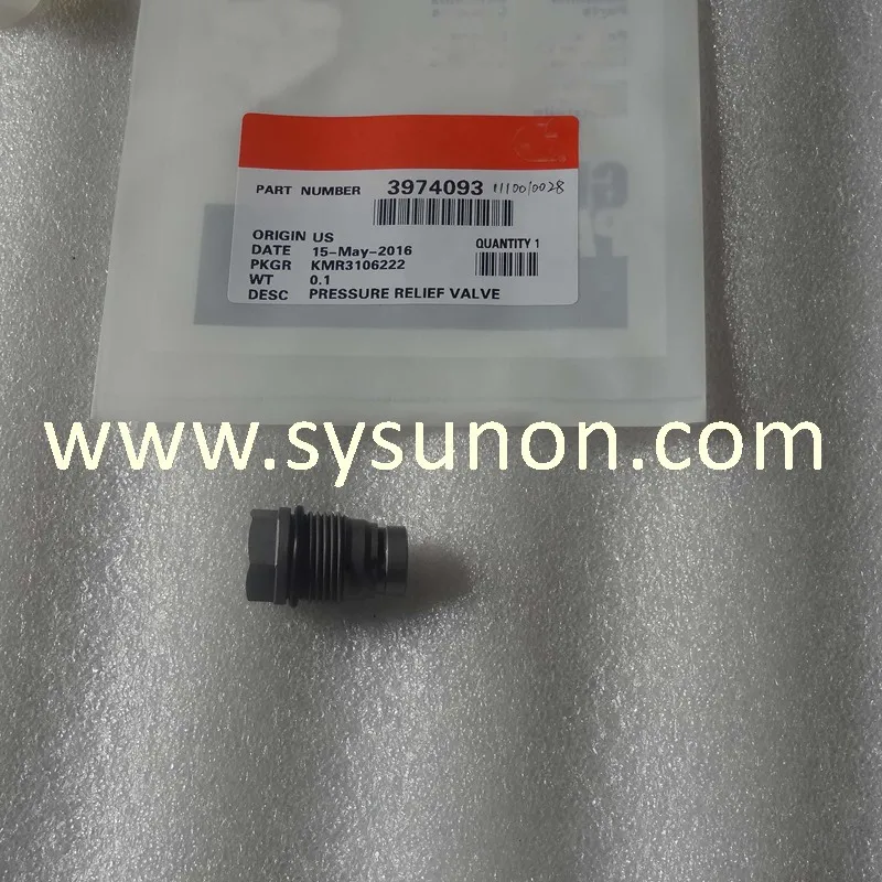 Isf3.8 Diesel Engine Spare Parts 3974093 5317174 Pressure Relief Valve ...
