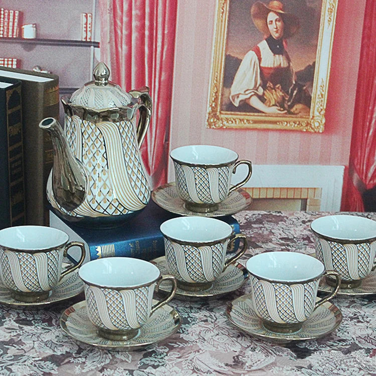Vintage Afternoon Tea Set with Metal Stand - Perfect Gift