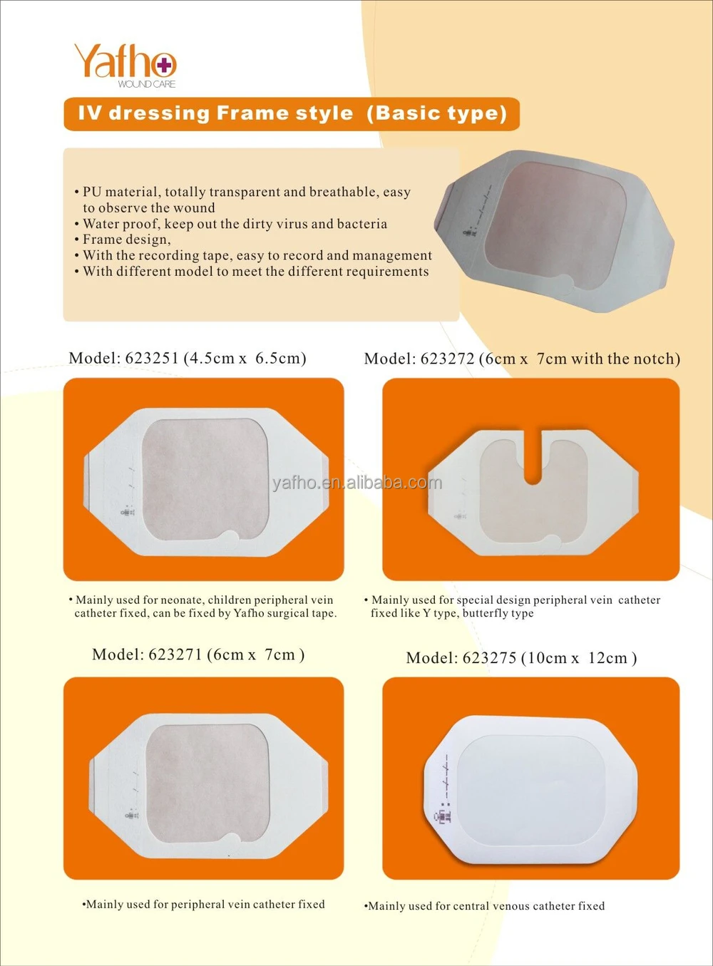 Securefix Pediatric Iv Dressing Transparent Film Dressing - Buy ...