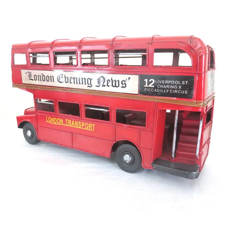 Mini London Classic Red Double-decker Bus Model - Buy Double-decker Bus ...