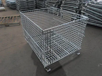 Stainless Steel Pallet/stackable Steel Crates/storage Metal Cage - Buy ...