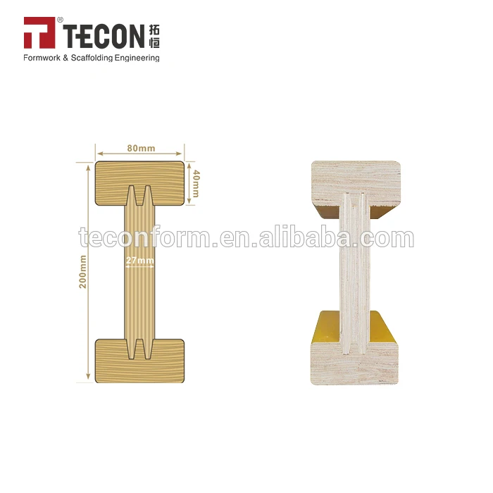 Tecon En13377 Doka Peri Formwork Girder Woods Beams H20 Timber Beam For ...