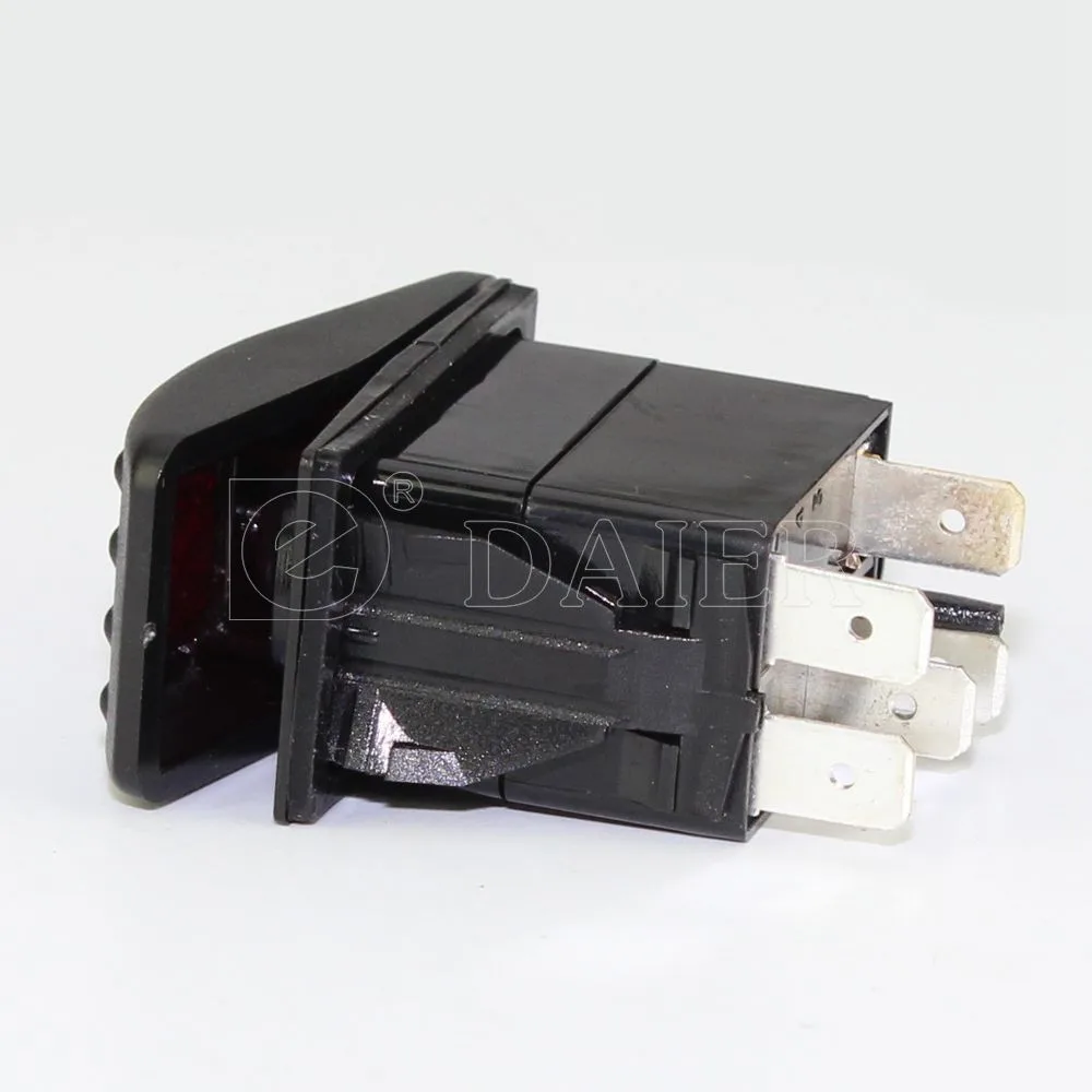 20a Spst 5pin On Off Illuminated Rocker Switch Waterproof Marine Switch ...