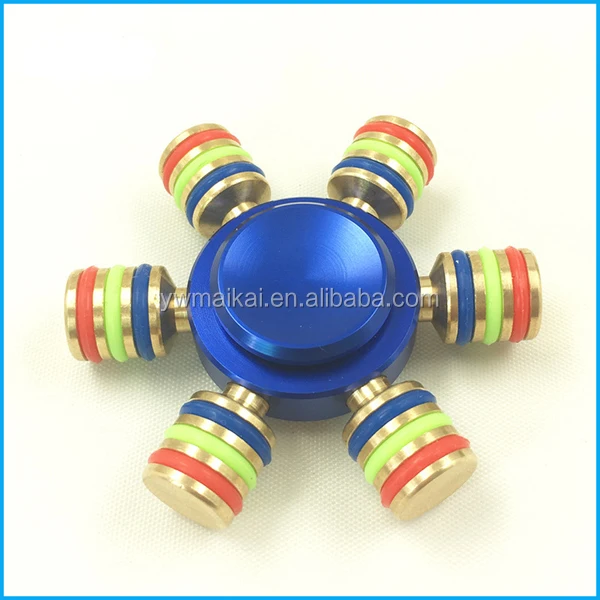 High Quality Six Arms Metal Hand Spinner Toys Fidget Spinner - Buy ...