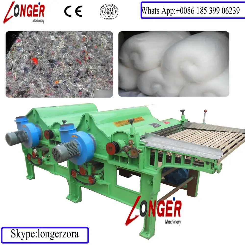 Industrial Automatic Waste Cotton Recycle Machine - Buy Waste Cotton ...