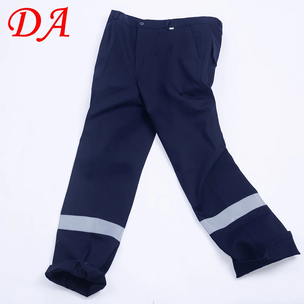 100 Cotton Safety Equipments Fluorescent Work Pants Hi Vis Reflective Heavy Duty Cargo Pants ...