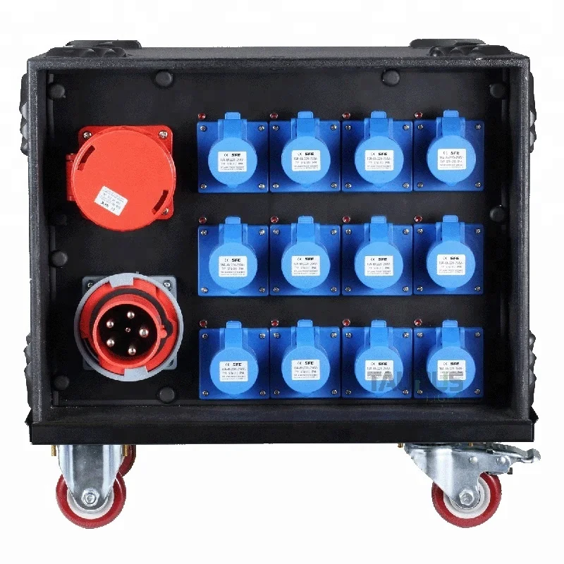 Taurus Power Db Box - Waterproof CEE Power Rack for Stage