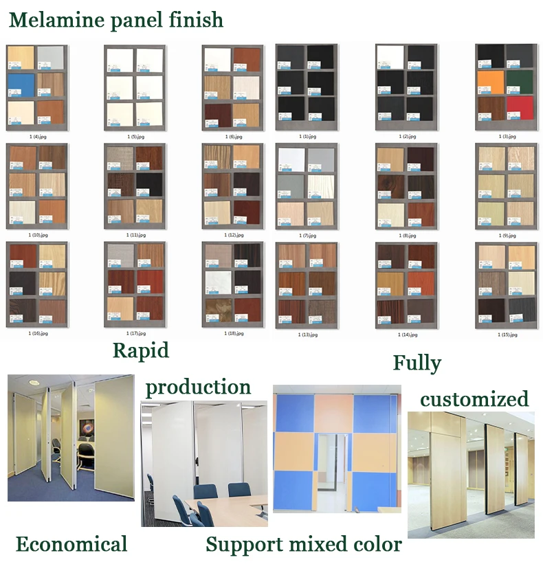 Factory Directly Laminated Board Partition Wall Pvc Panel Ready Made ...