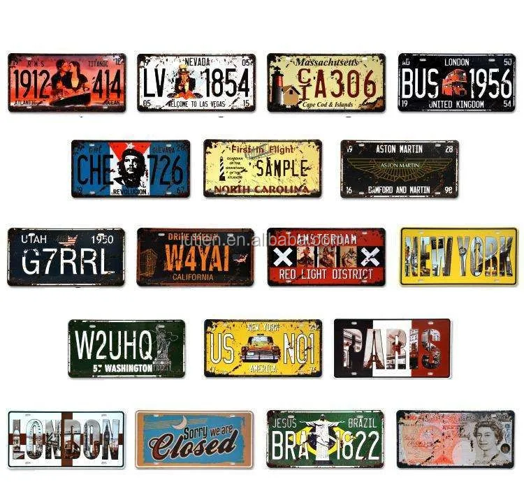 Wholesale Hot Sale Retro Pinup Girl Lady Tin Signs Vintage Metal Sign ...