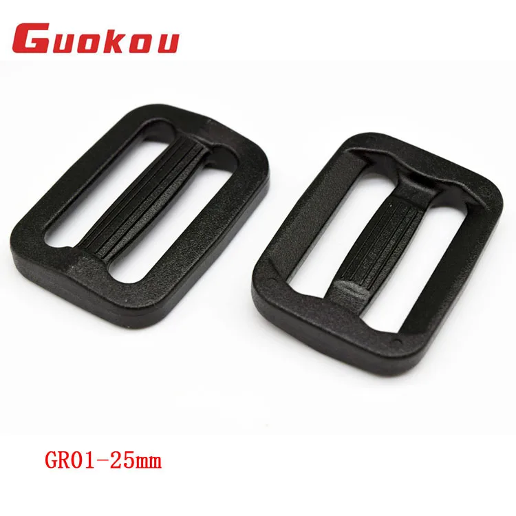 GR01 Customize Color Plastic Triangle Glide Buckles 32mm
