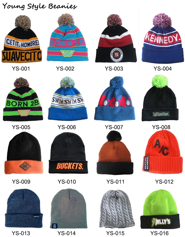 Wholesale Custom Various Colors Woven Label Knitted Beanie - Buy Custom ...