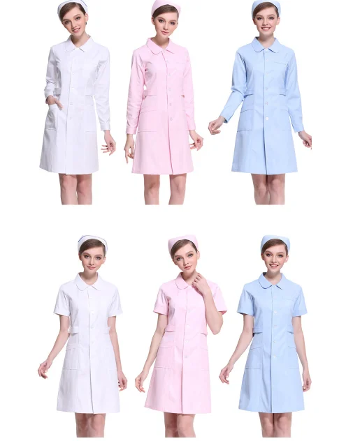 Wholesale Solid Color Long Sleeve Nurse Uniform With Hospital Medical ...