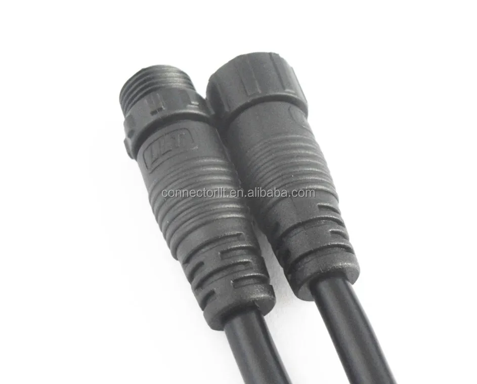 Llt 12 Pins Nylon Molded Cable Connector Waterproof Wire Connector ...