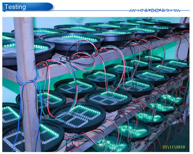 Red Green LED Pedestrian Light with Countdown Timer - 300mm Outdoor ...