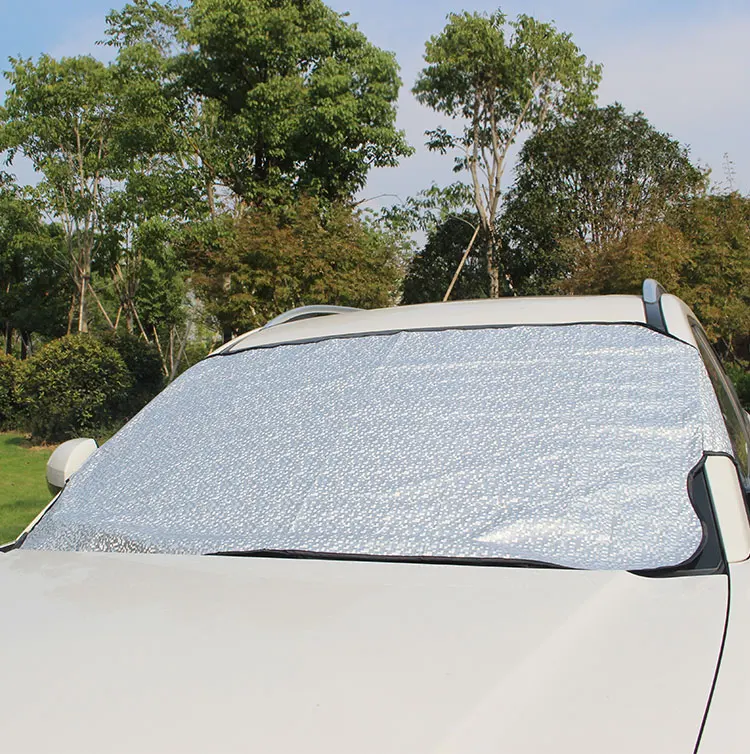 Aluminium Coating Car Front Window Snow Shield Thicken Car Windscreen ...