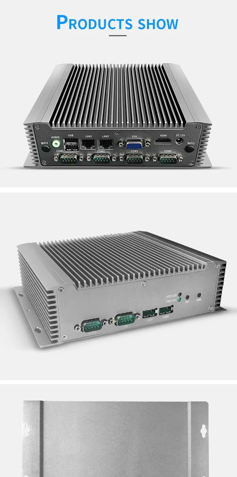 New Arrival Smart Fanless Industrial Portable Mini Pc For Desktops ...