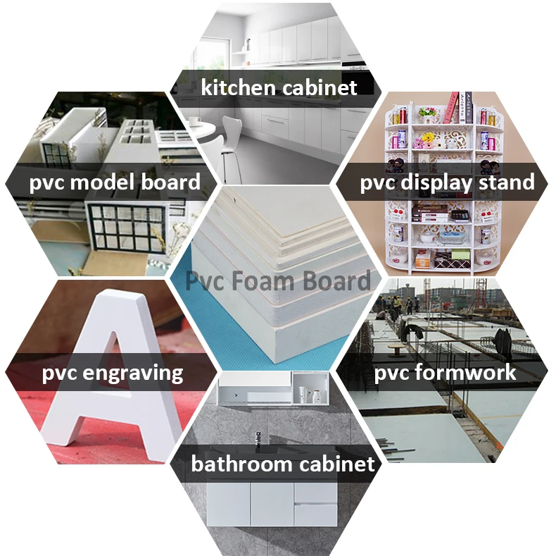2019 Quality PVC Espumado Rigido 1.22mx2.44m De 3mm Y 6mm