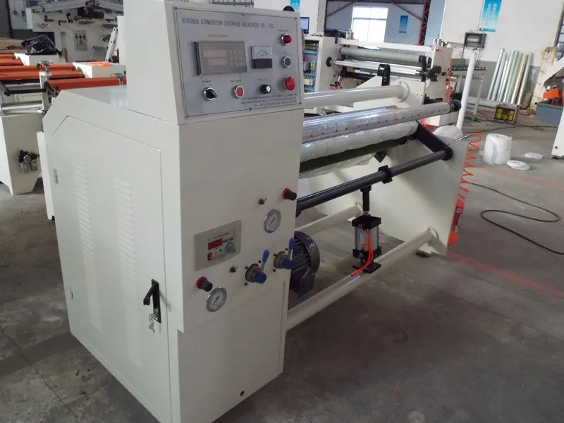 Xmy016 Super Quality Single Shaft Pvc Roll Rewinder - Buy Pvc Roll ...