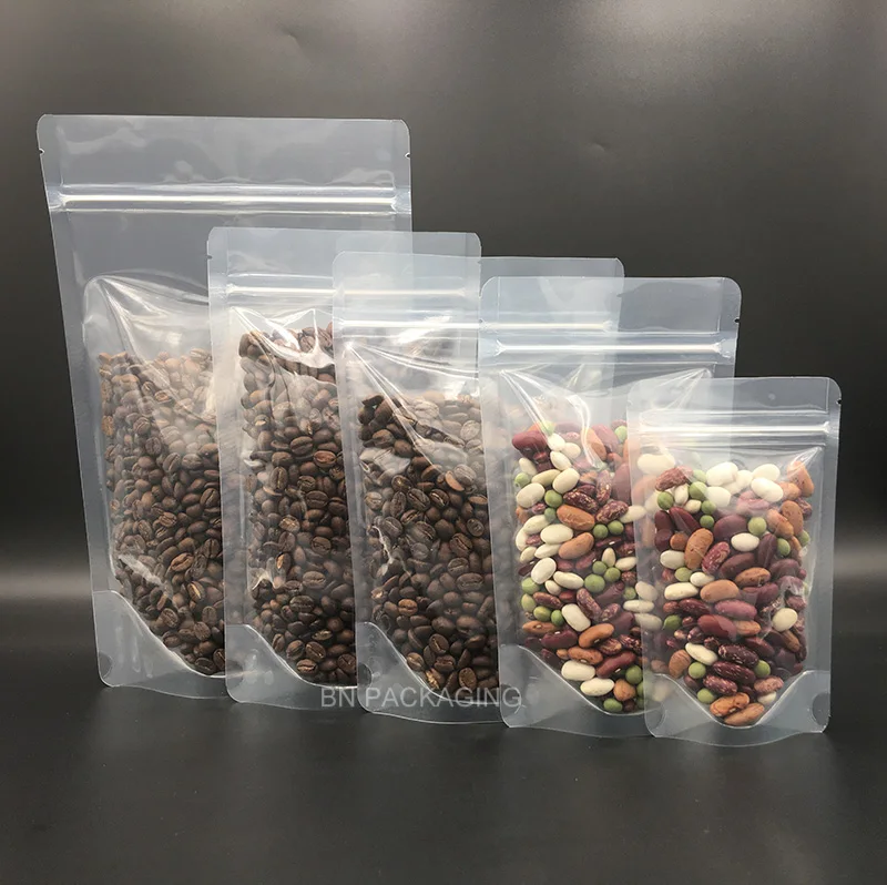 Transparent Plastic Food Packing Nylon Zipper Retort Pouch Packaging ...