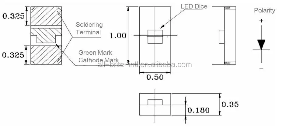 Surface Mount 0402 0603 0805 1206 3014 White Yellow Blue Amber Green ...