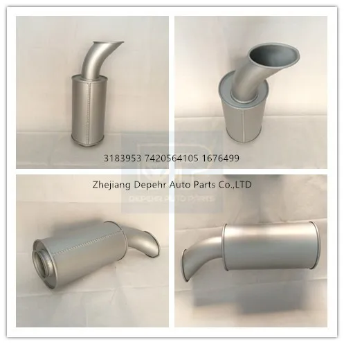 3183953 7420564105 1676499 Depehr Volv Tractor Rear Silencer Truck ...