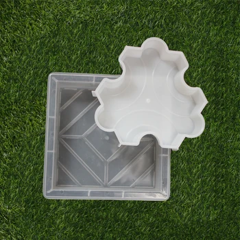 Precast Concrete Paving Blocks Rubber Mold Plastic Moulds For Make ...