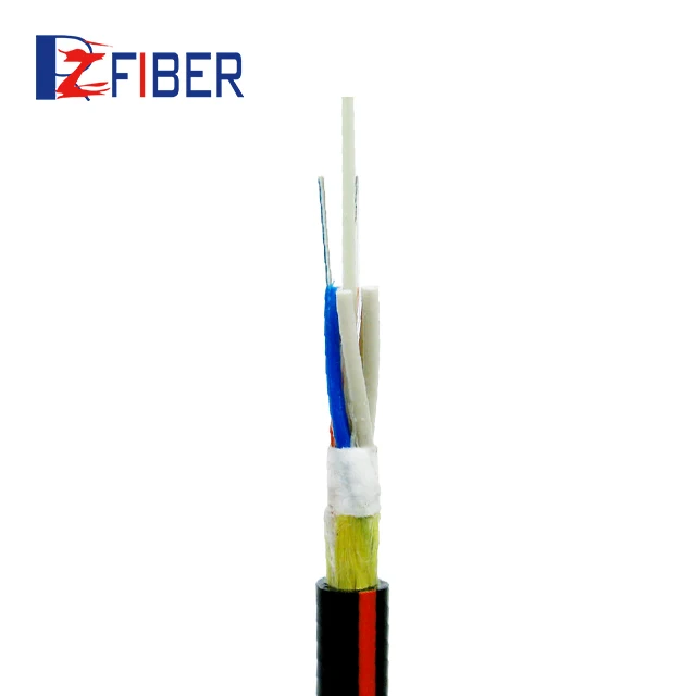 G652d G655 Single Mode Adss Fiber Optic Cable 24 Core Adss Fiber Optic ...