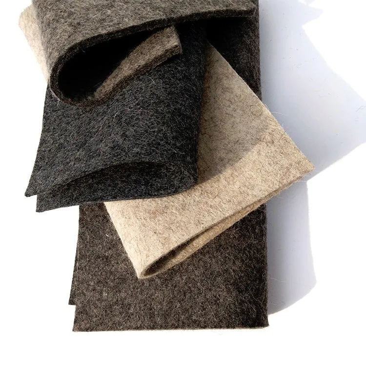 Wholesale Eco-Friendly SAE Standard Gray Wool Felt Fabric