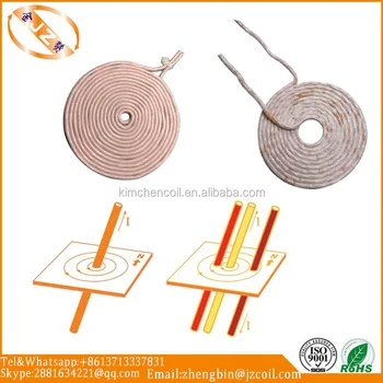 Custom Litz Wire Air Heating Induction Coil For Induction Heating ...