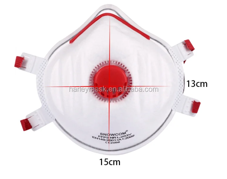 Oem Disposable Pm25 Dust Mask Ce Ffp3 Approval Mask With Exhalation ...
