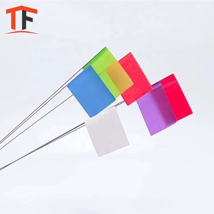 Plastic Survey Boundary Marking Flags - Durable & Customizable