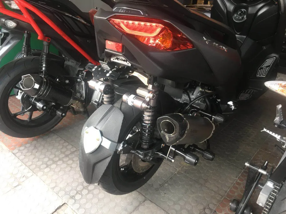 Motorcycle Cnc Aluminum Alloy Sandy Finished Rear Mudguards Fender With ...