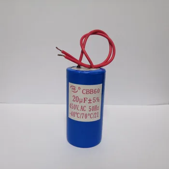 Cbb60 Capacitor 20uf 250vac 300vac 450vac 50/60hz 25/70/21 Sh Motor Run ...