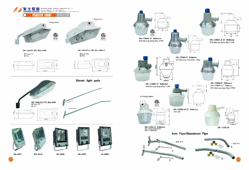 Outdoor Ip65 175 Watt Mercury Vapor Led Replacement Light - Buy Mercury ...