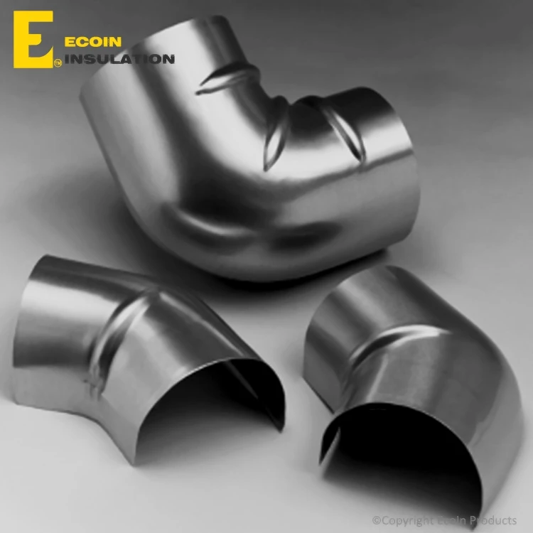 Aluminum Insulation Foil Elbow Tee Pipe Fitting Jacketing - Buy ...