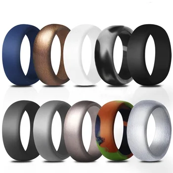 Wholesale Medical Grade Classic Rubber Band Silicone Wedding Rings ...