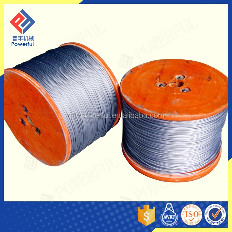 Oiled Spliced Soft Steel Wire Rope Cable Sling with Double Loops