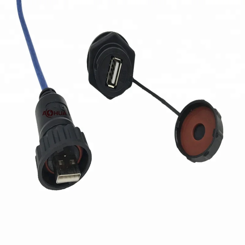 Computer Cable Ip65 Waterproof Usb Connector - Buy Ip65 Waterproof Usb ...