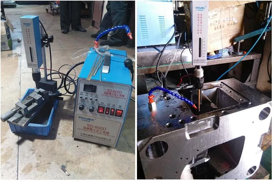 Small Hole Edm Drilling Machine Cnc Wire Cutting Edm Machine - Buy Mini ...